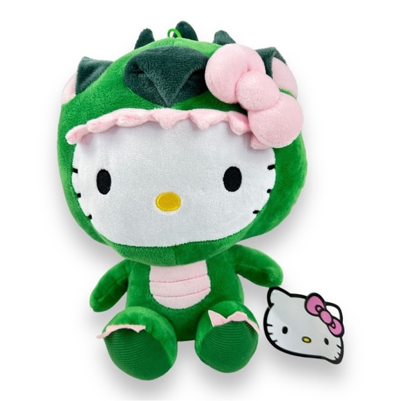 Sanrio | Toys | Hello Kitty Dressed As A Dinosaur Plushie | Poshmark